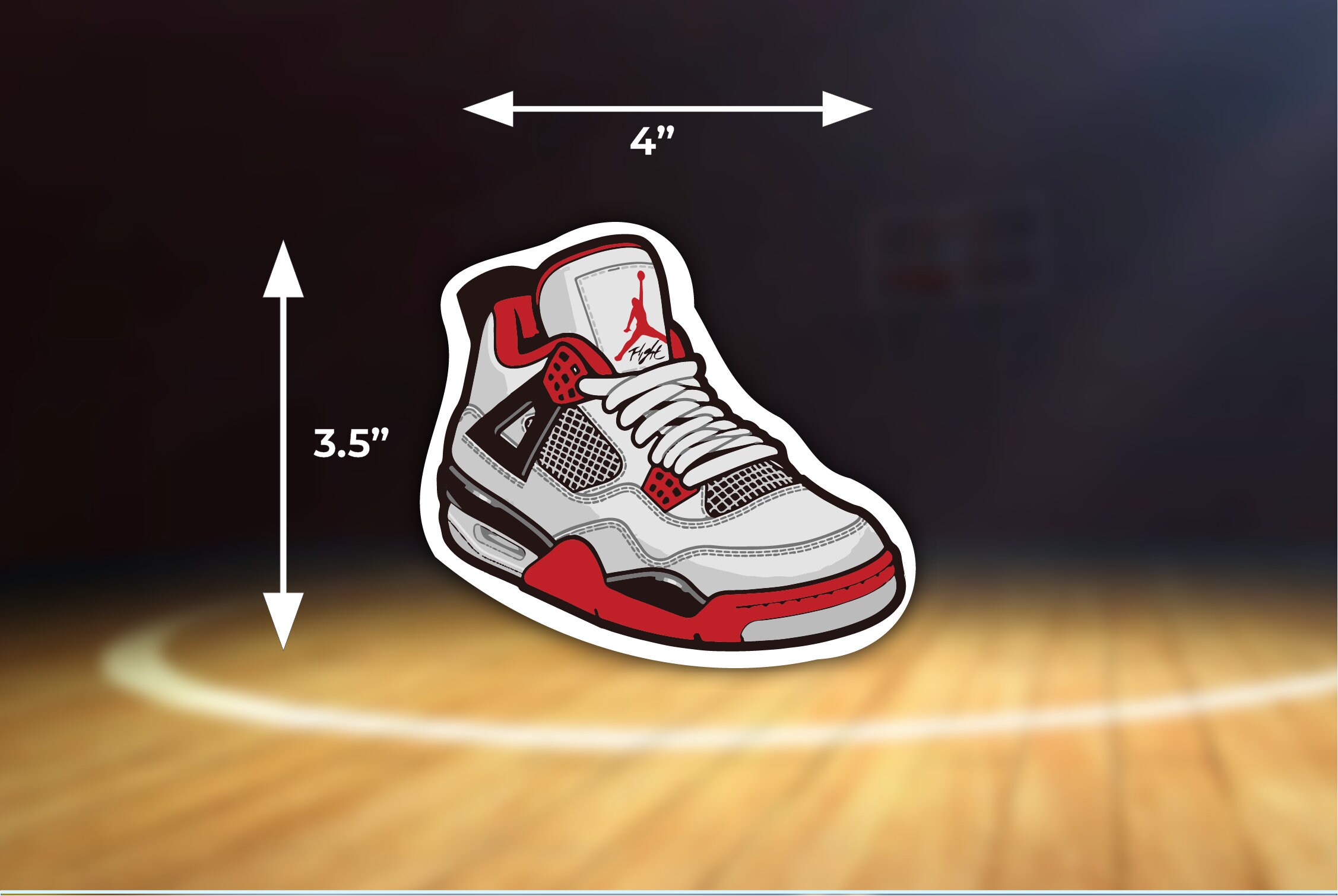 17 Sneaker Sticker Michael Jordan Sticker Jordan One Decal Sneaker Head ...