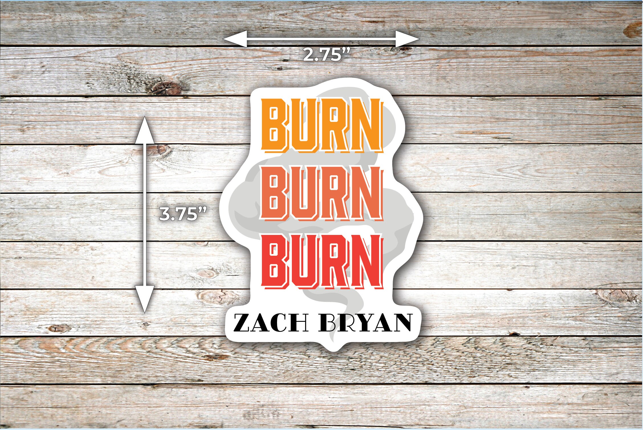 12 Zach Bryan Sticker Aesthetic Stickers Laptop Sticker Zach Bryan Decal Country Sticker Fear ...