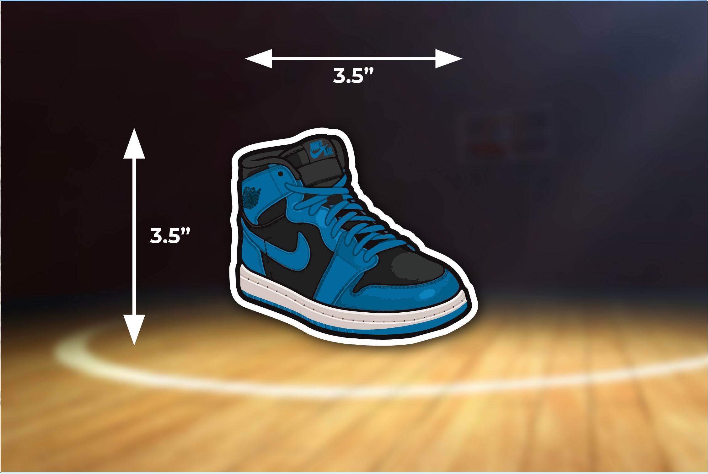 19 Sneaker Sticker Michael Jordan Sticker Jordan One Decal Sneaker Head ...
