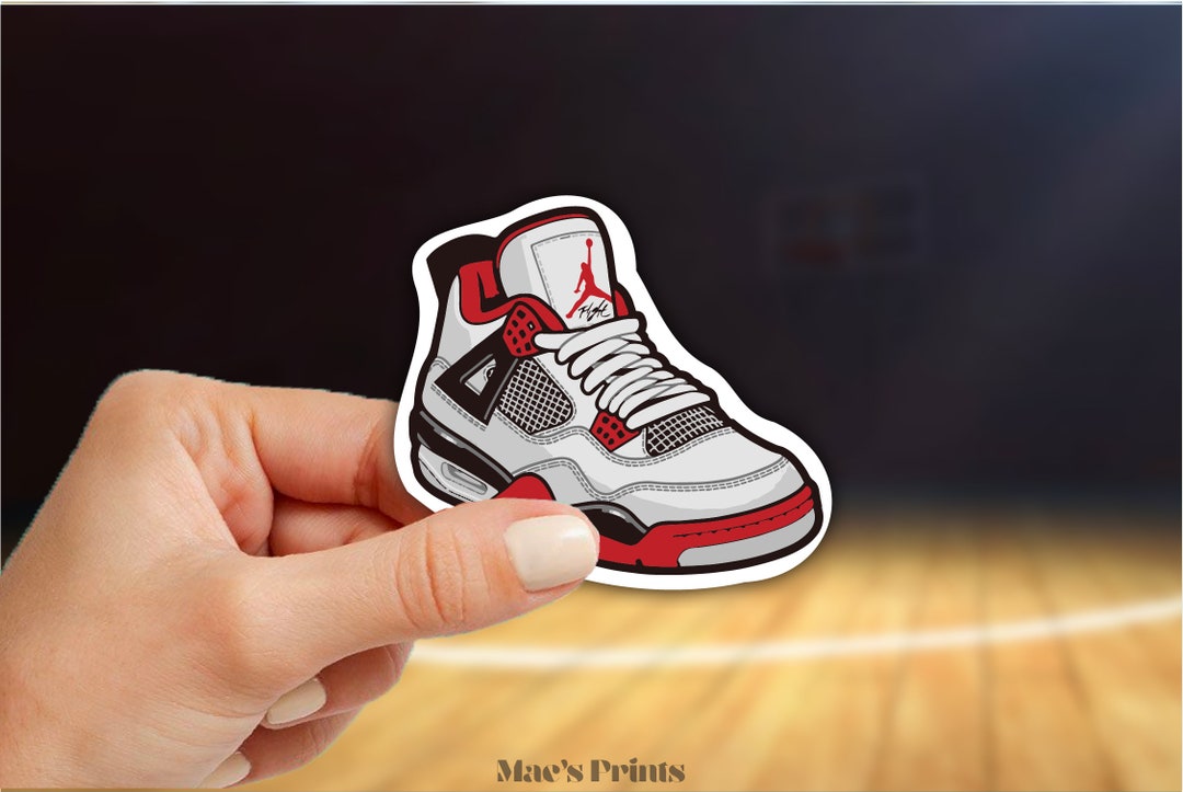 17 Sneaker Sticker Michael Jordan Sticker Jordan One Decal Sneaker Head ...
