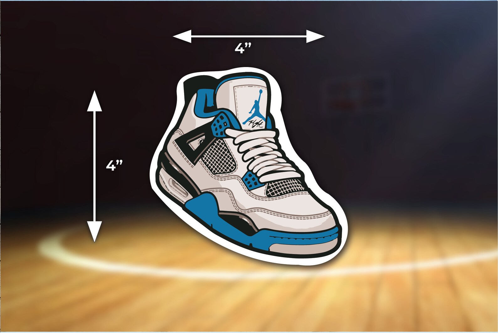 21 Sneaker Sticker Michael Jordan Sticker Jordan One Decal Sneaker Head ...