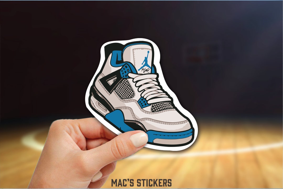 21 Sneaker Sticker Michael Jordan Sticker Jordan One Decal Sneaker Head ...
