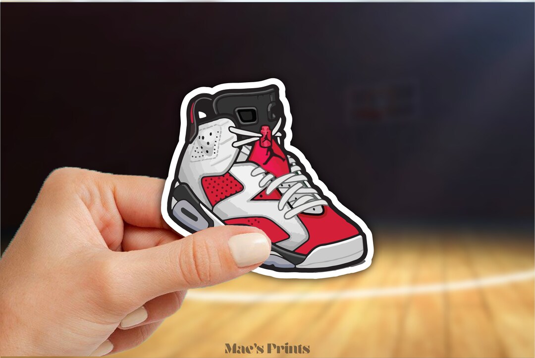 15 Sneaker Sticker Michael Jordan Sticker Jordan One Decal Sneaker Head ...