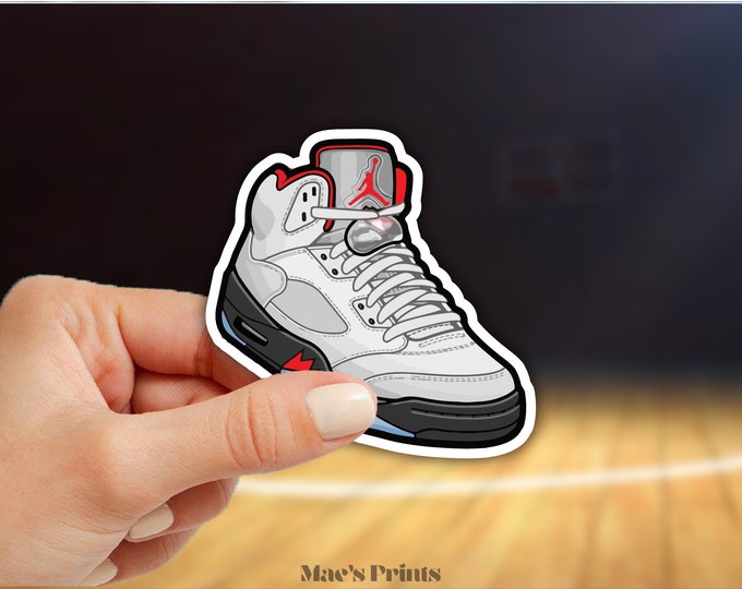 18 Sneaker Sticker Michael Jordan Sticker Jordan One Decal Sneaker Head ...