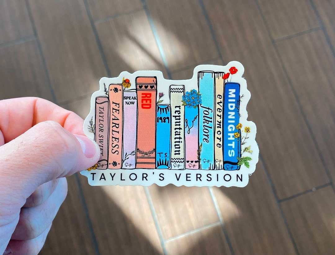 2 Taylor Swift Sticker Swiftie Books Stickers the Eras Tour Laptop ...