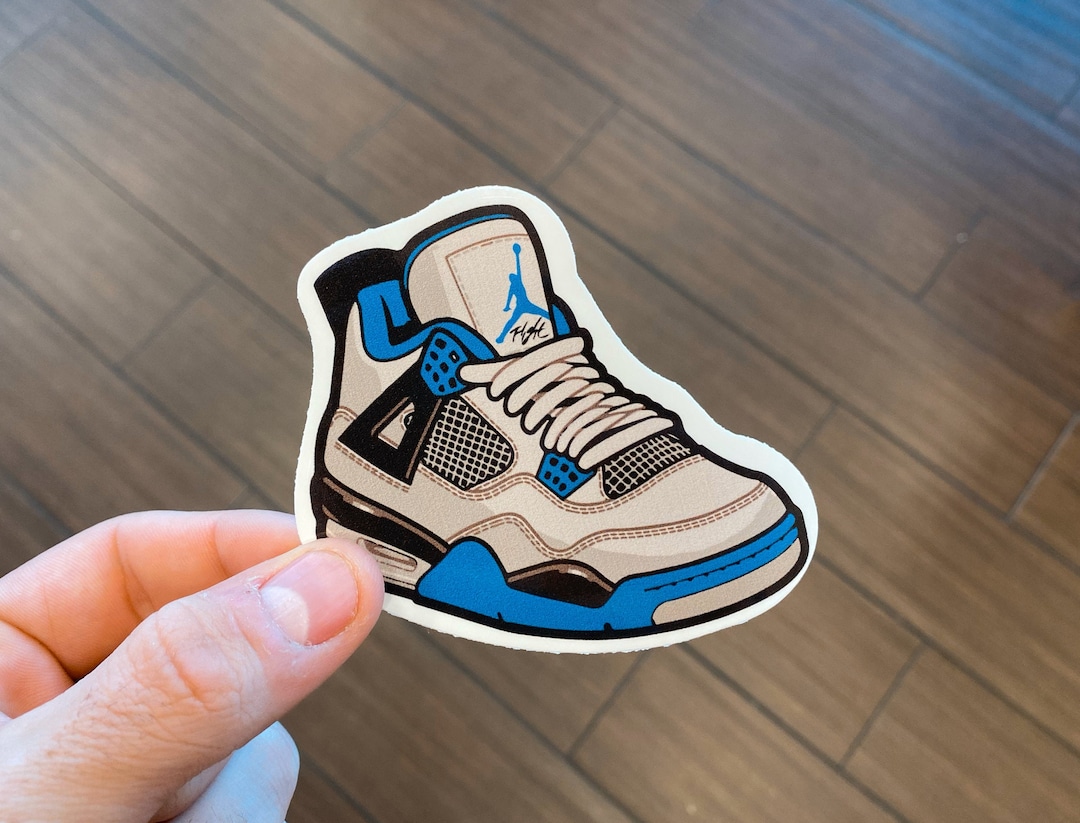 21 Sneaker Sticker Michael Jordan Sticker Jordan One Decal Sneaker Head ...