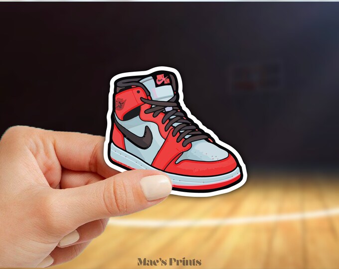 25 Sneaker Sticker Michael Jordan Sticker Jordan One Decal Sneaker Head ...