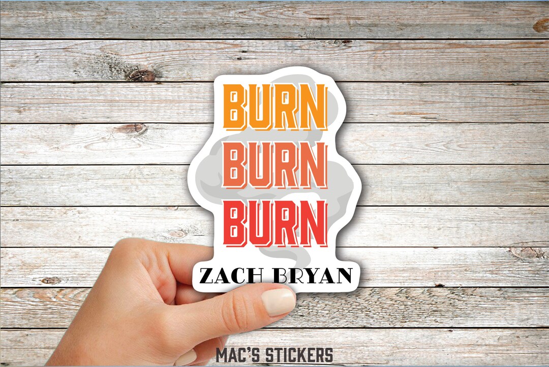 12 Zach Bryan Sticker Aesthetic Stickers Laptop Sticker Zach Bryan Decal Country Sticker Fear ...