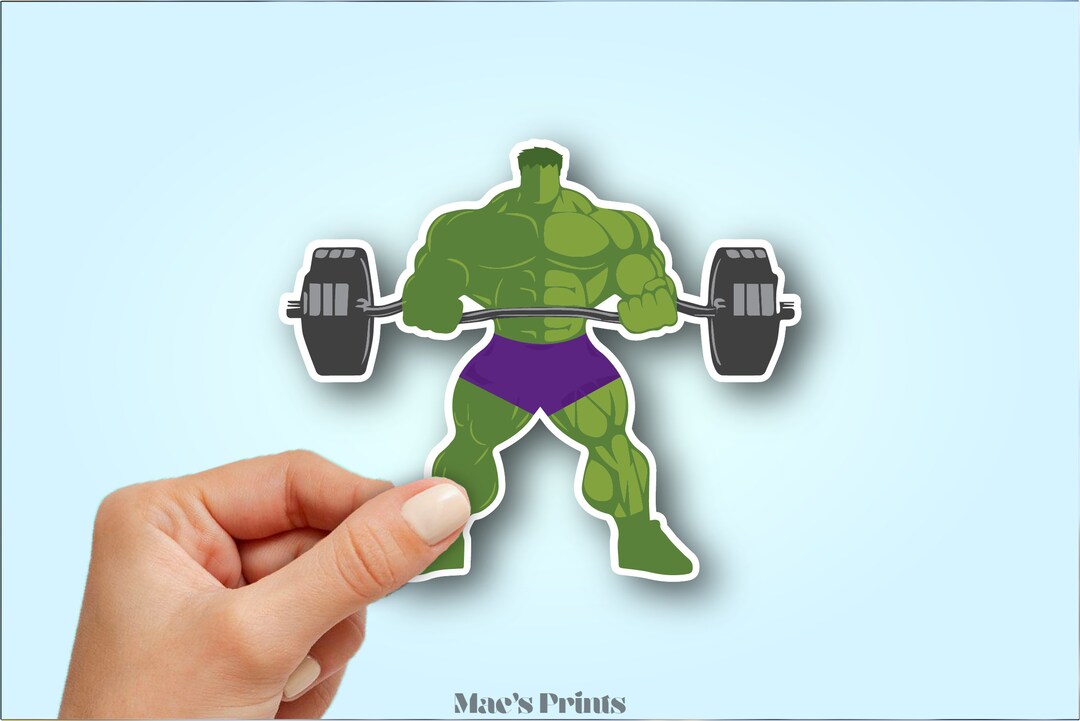 32 Marvel Hulk Avengers Water Bottle Sticker Workout Weightlifting ...