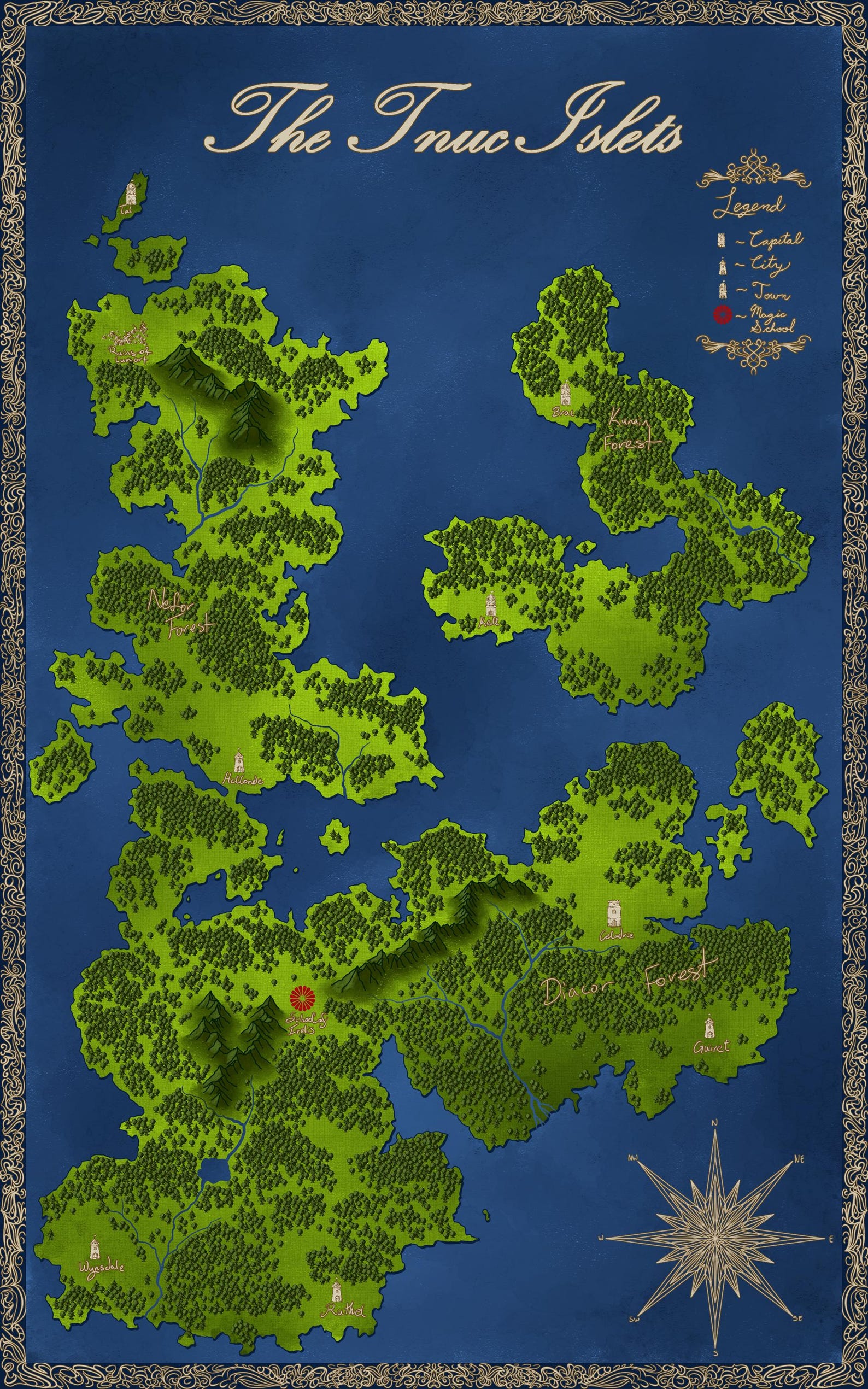 Custom Fantasy Map Commissions - Etsy