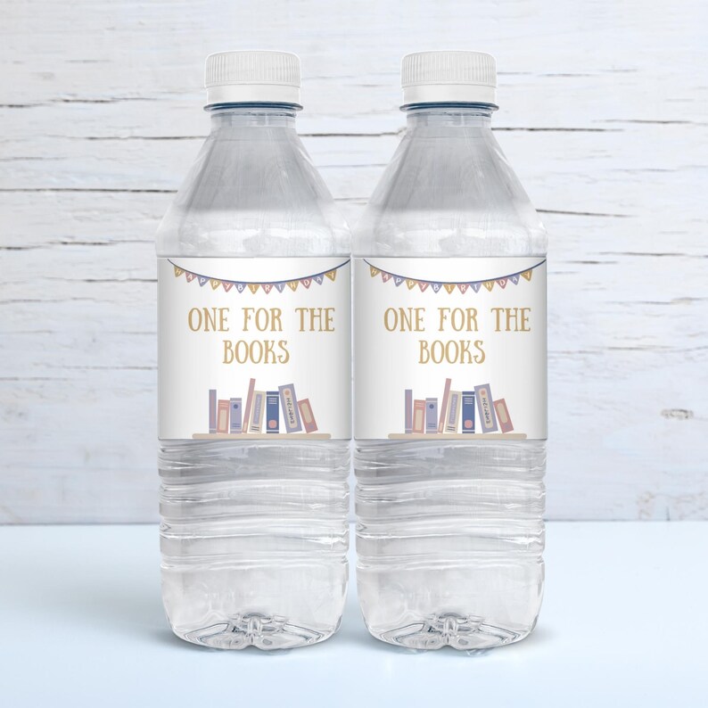 One for the Books Birthday Bundle, Customizable, Book Birthday, Edit in ...