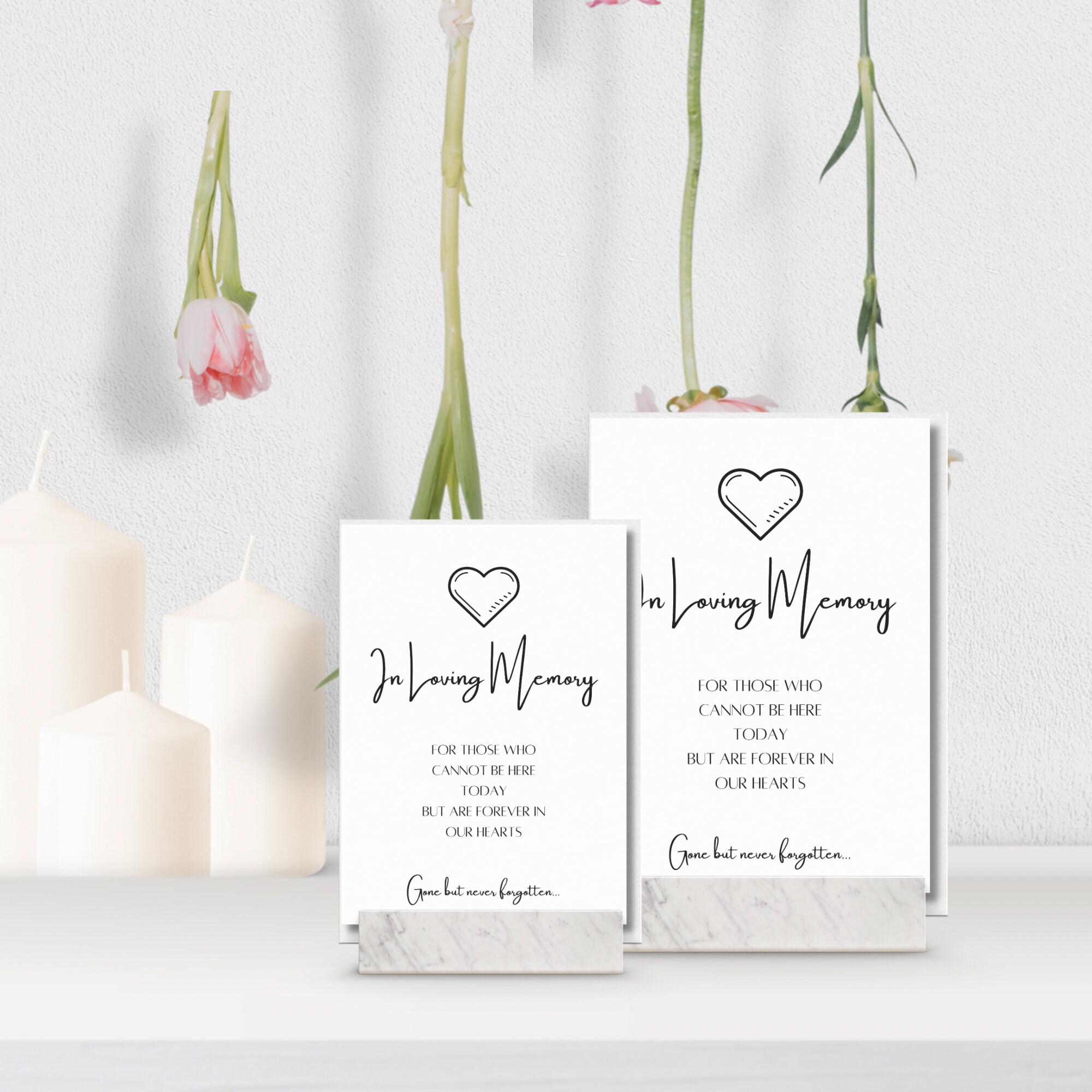 Elegant in Memory Printable Sign, Digital Download in Memory, in Memory ...