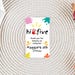 Hi-five 5th Birthday Party Bundle: Customizable Template (digital ...
