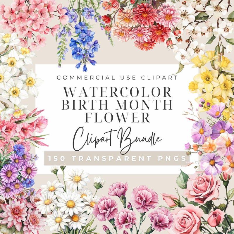 Months Picture Clipart - Etsy UK