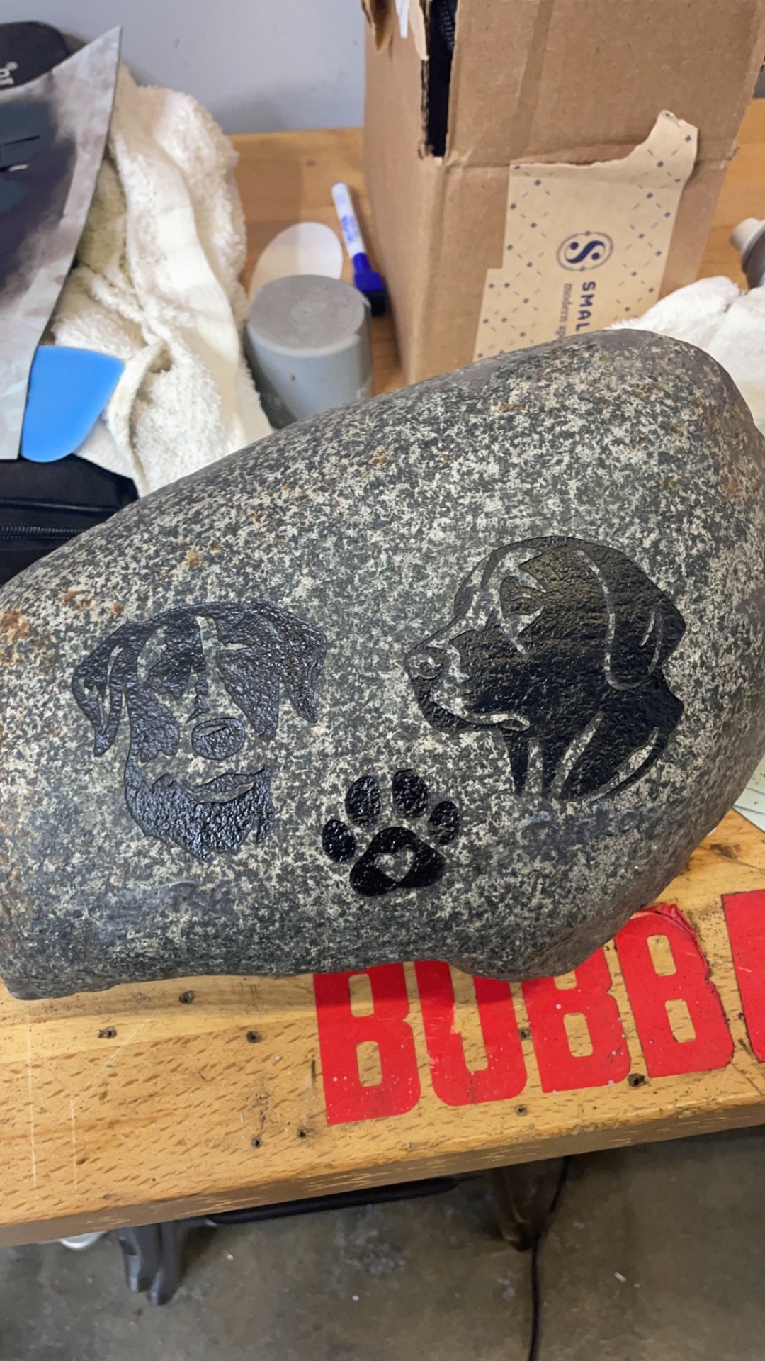 Custom Rock Engraving - Etsy