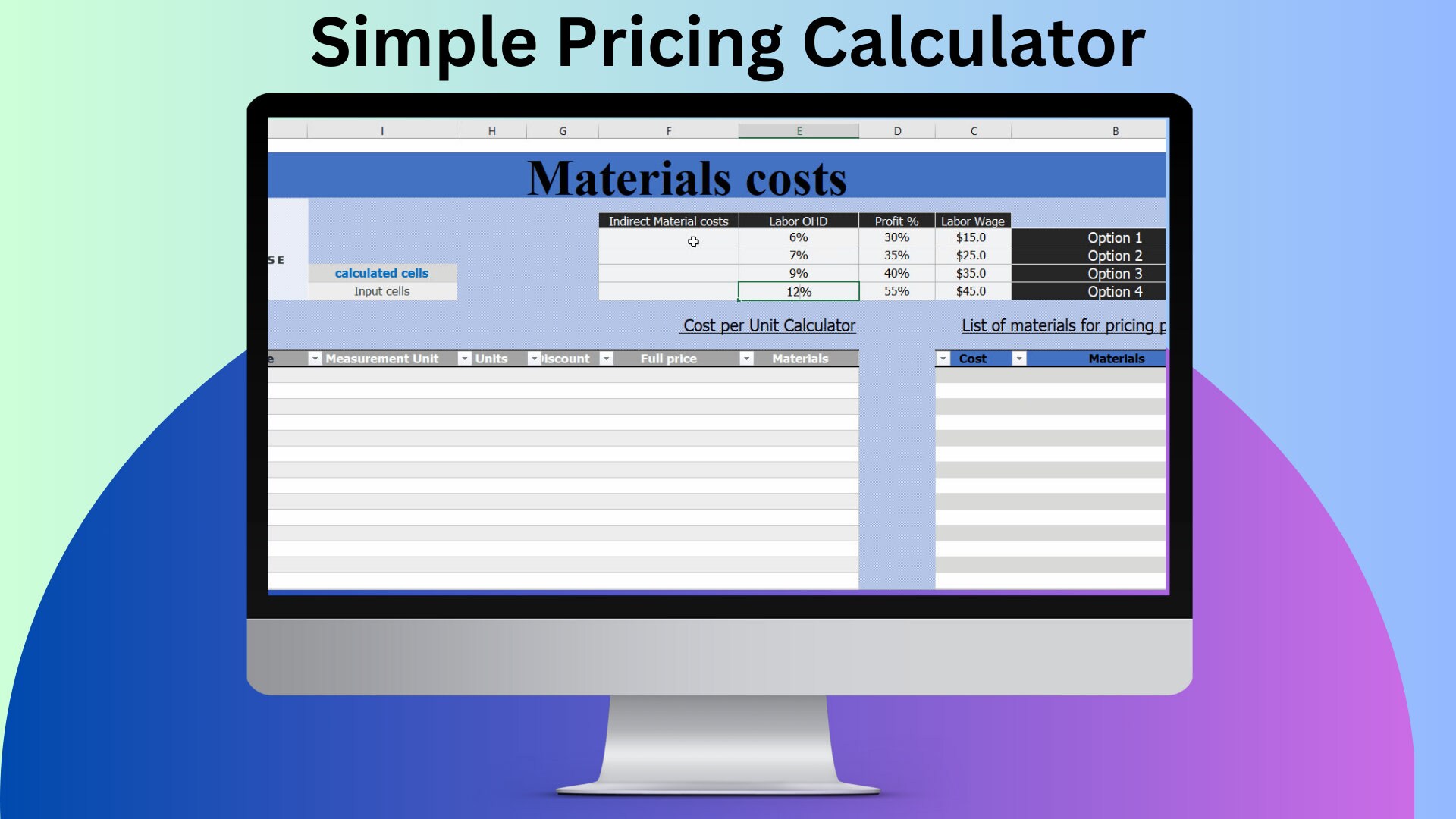 Pricing Calculator for Simple Homemade Business - Etsy