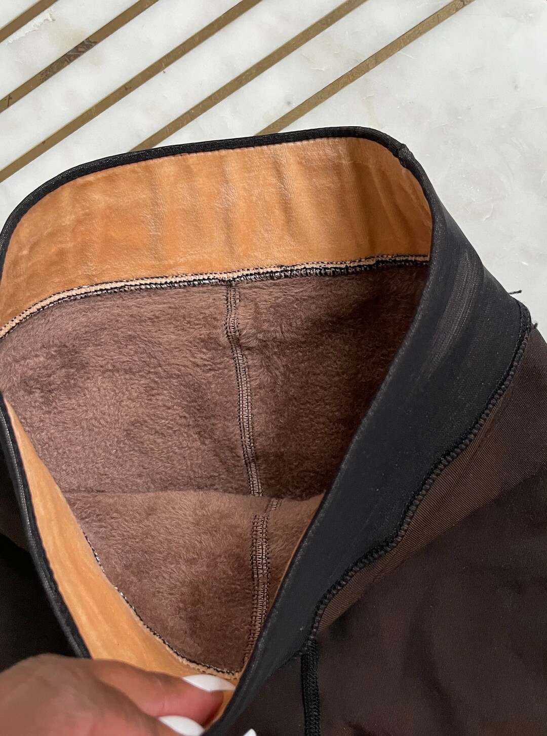 Womens Winter Warm Fleece Lined Tights Fleece-lined Tights Thick ...