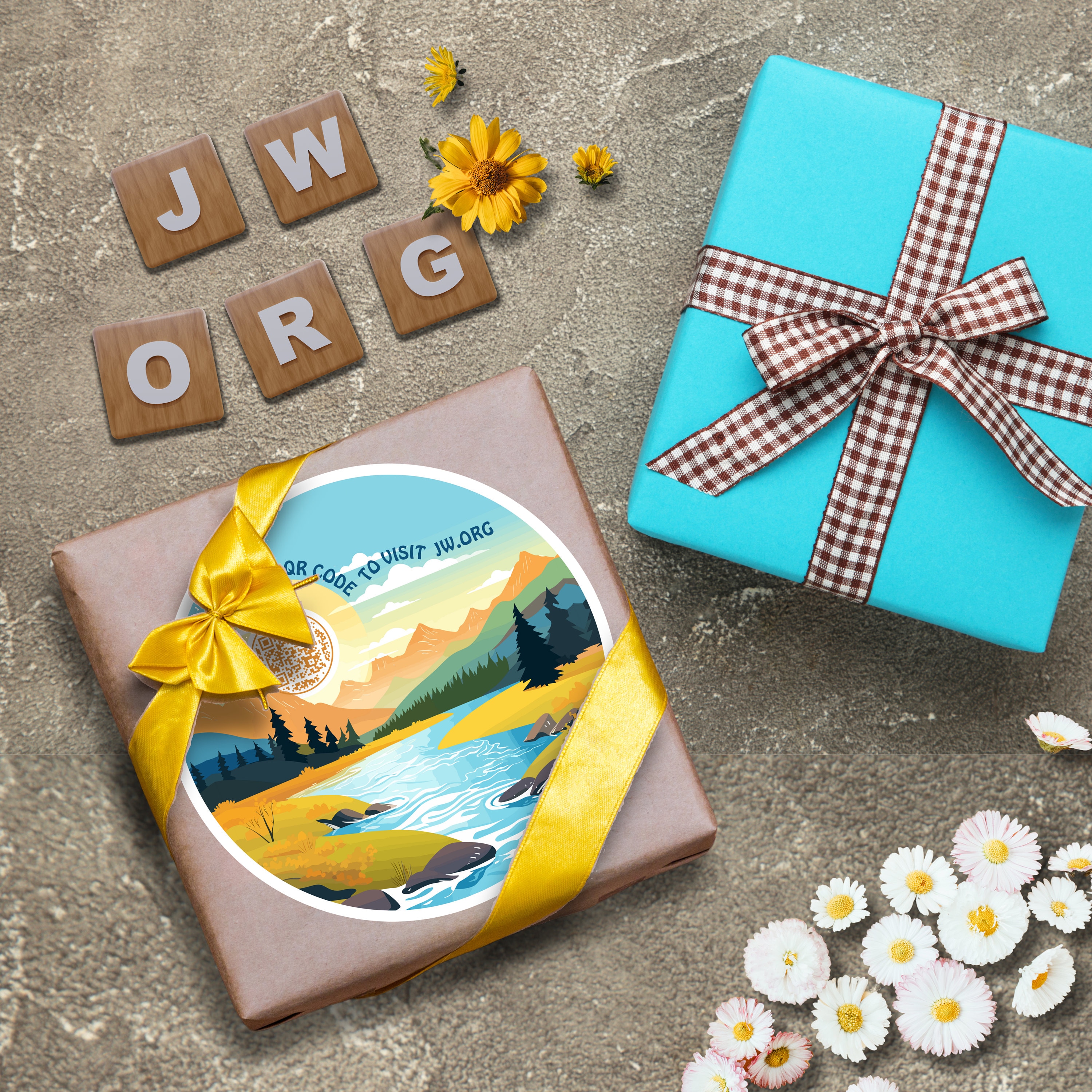 JW Stickers With QR Code for Fast, Easy Website Search. Give a Witness ...