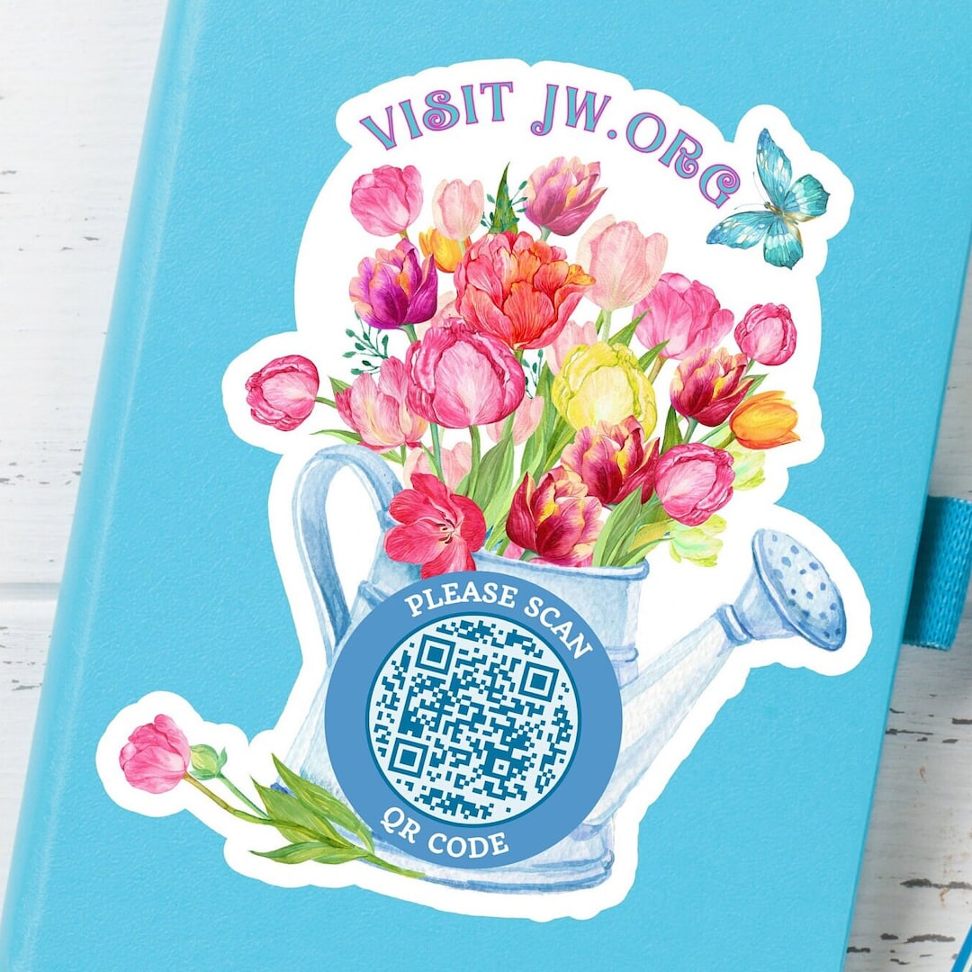 JW Stickers With QR Code for Fast, Easy Website Search. Give a Witness ...