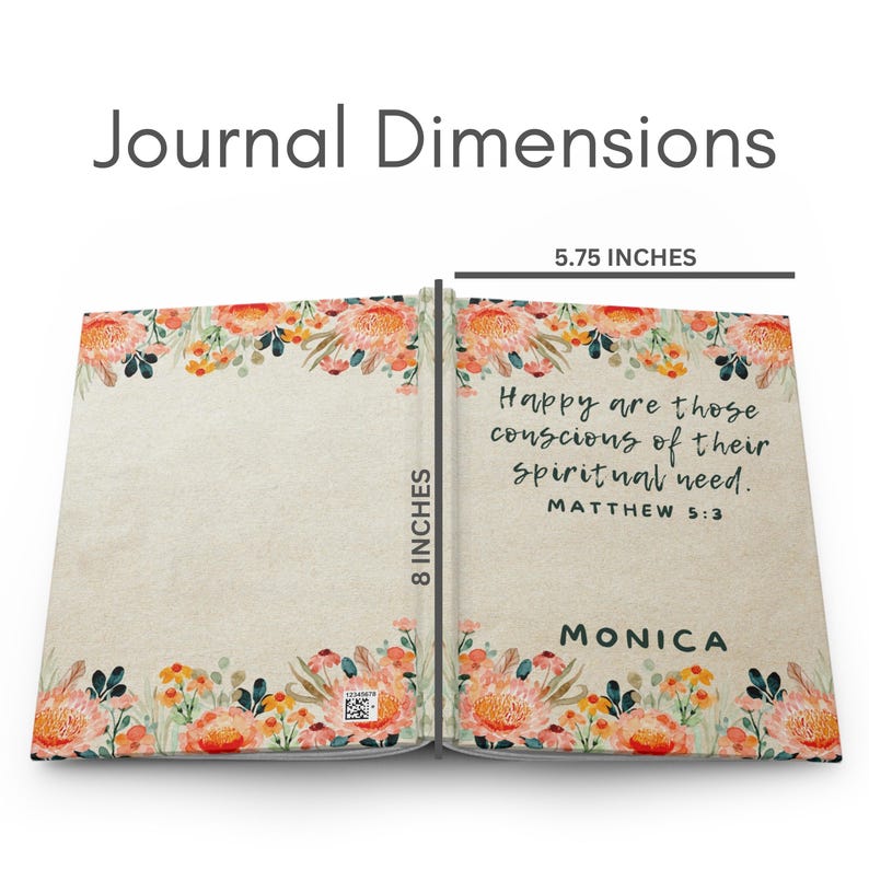 2026 JW Matthew 5:3 Year Text Personalized Journal "happy Are Those ...