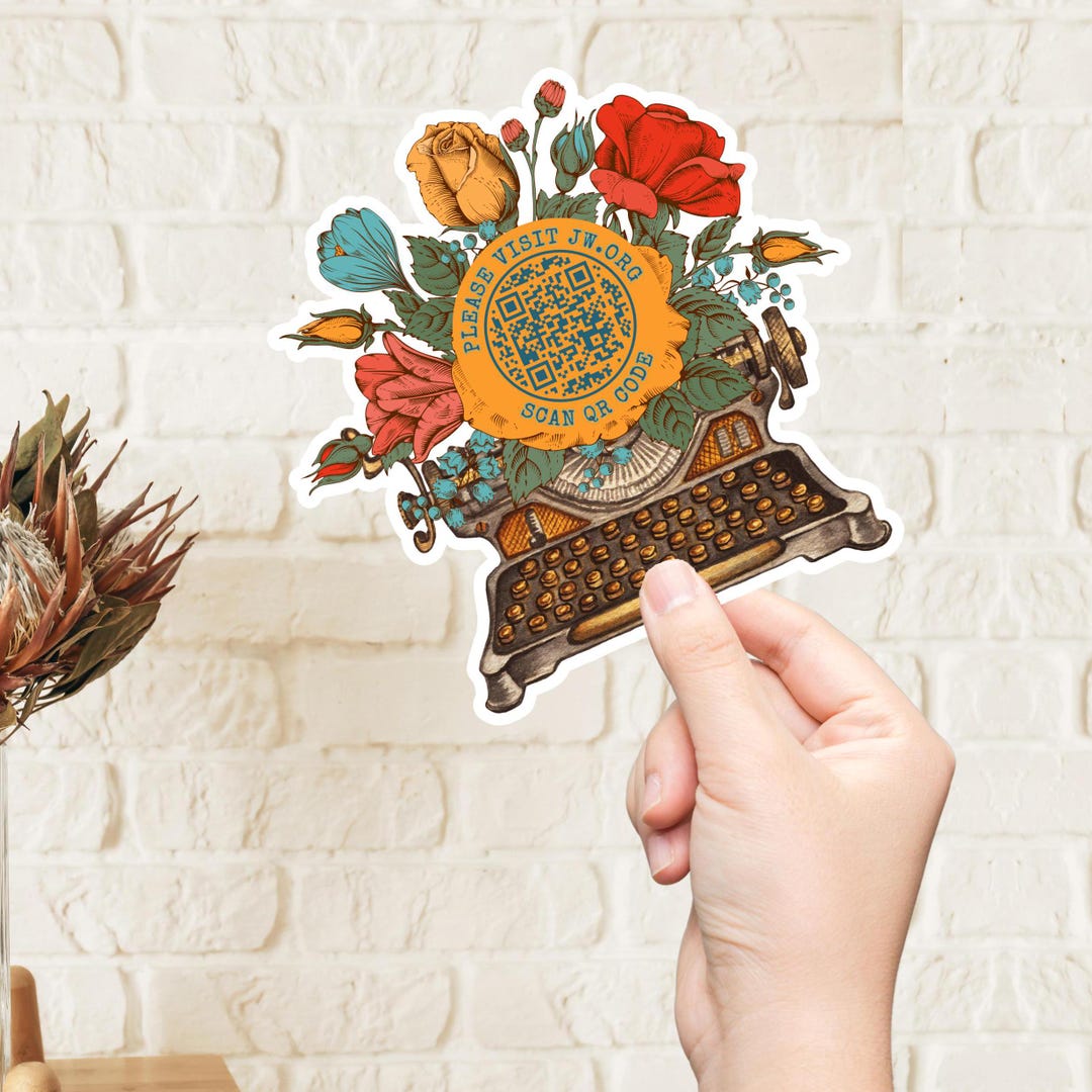 JW Stickers With QR Code for Fast, Easy Website Search. Give a Witness ...