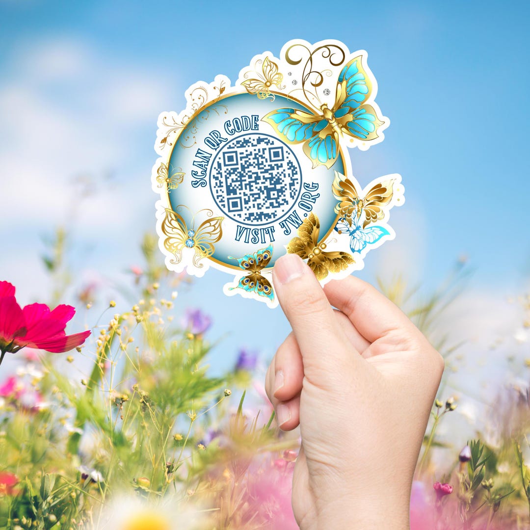 JW Stickers With QR Code for Fast, Easy Website Search. Give a Witness ...