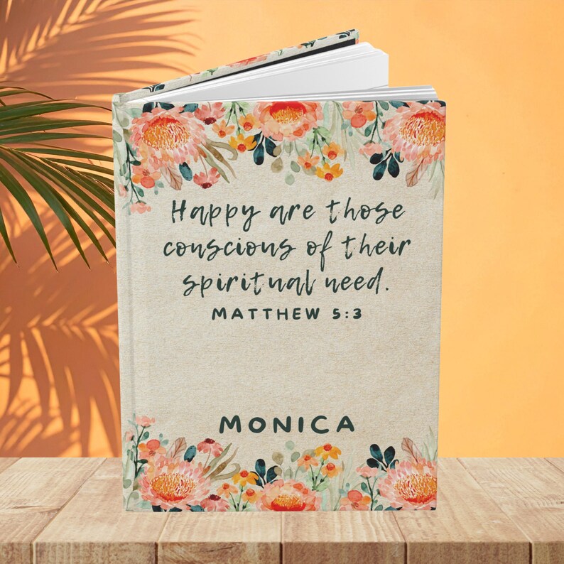 2026 JW Matthew 5:3 Year Text Personalized Journal "happy Are Those ...