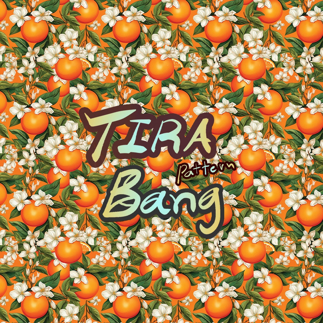 Seamless (non) Pattern - Fruits Set (orange 01) - Etsy