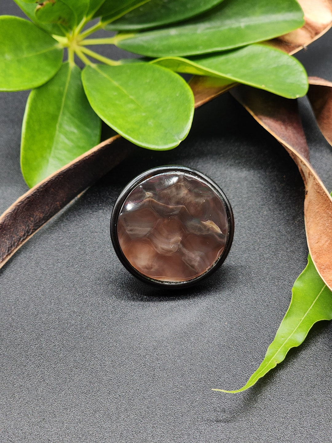 Vintage Handmade Evening Ring, Eco-style Adornment - Etsy
