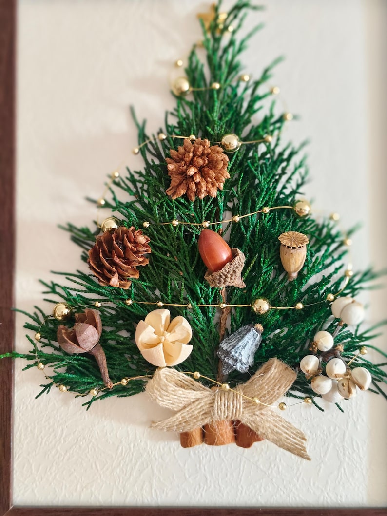 Handcrafted Twig Christmas Photo Frame: Rustic Holiday Wall Decor - Etsy