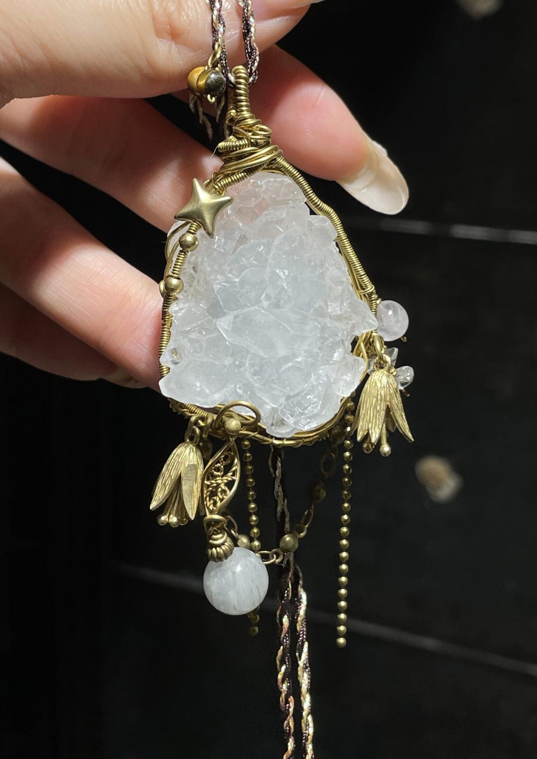 Apotophyllite Starlight Talisman,third Eye Crown Chakra Activation ...