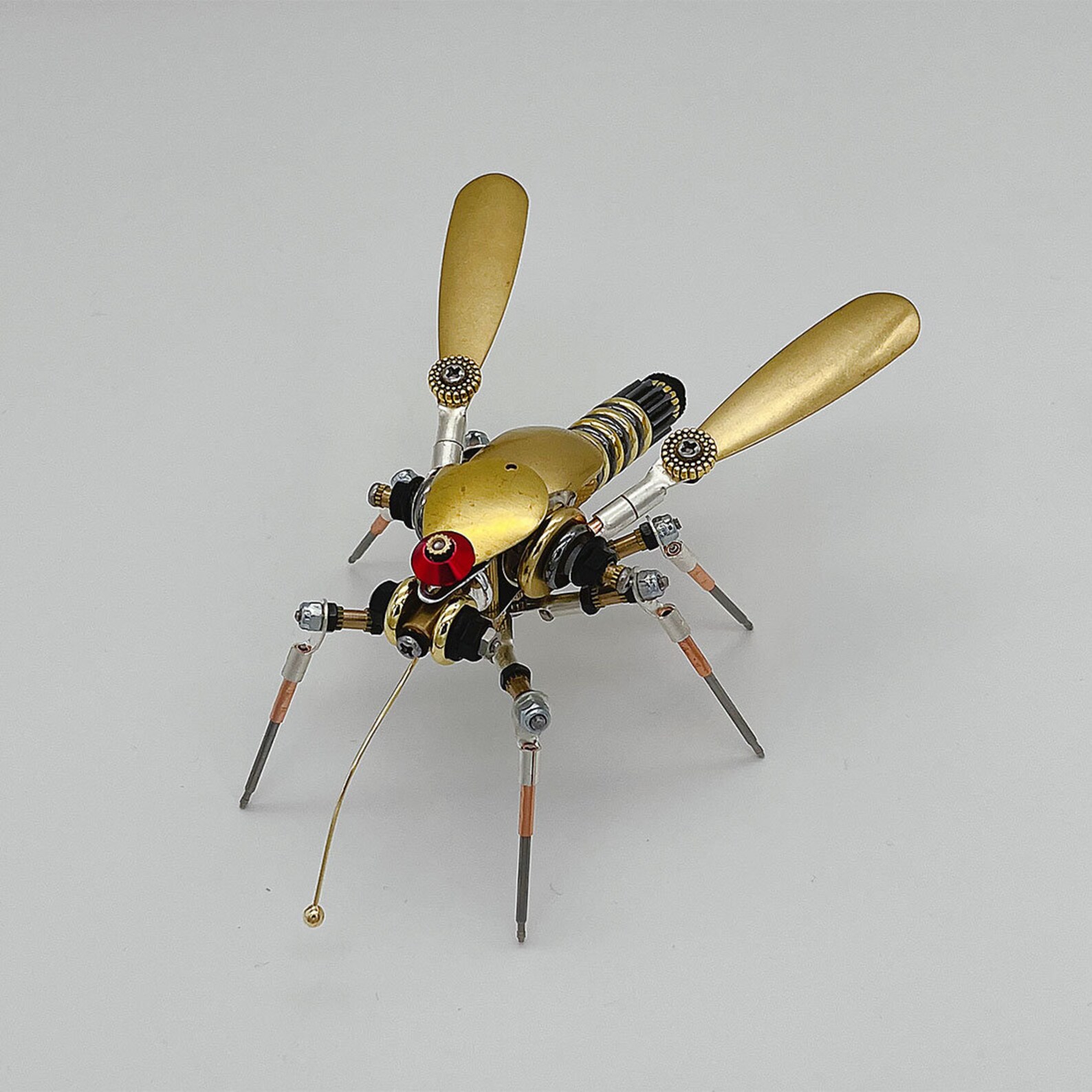 Mosquito Steampunk Insect Metal Model Kits Mechanical Crafts for Home ...
