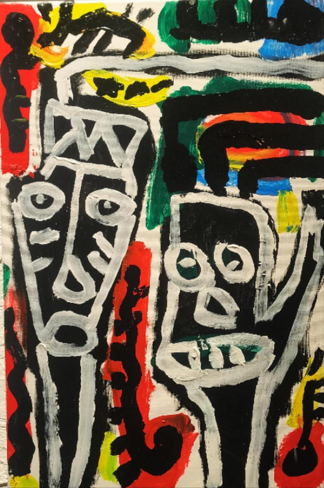 Abstract Portrait of A Man, Standing Person Portrait, Small Surreal ...