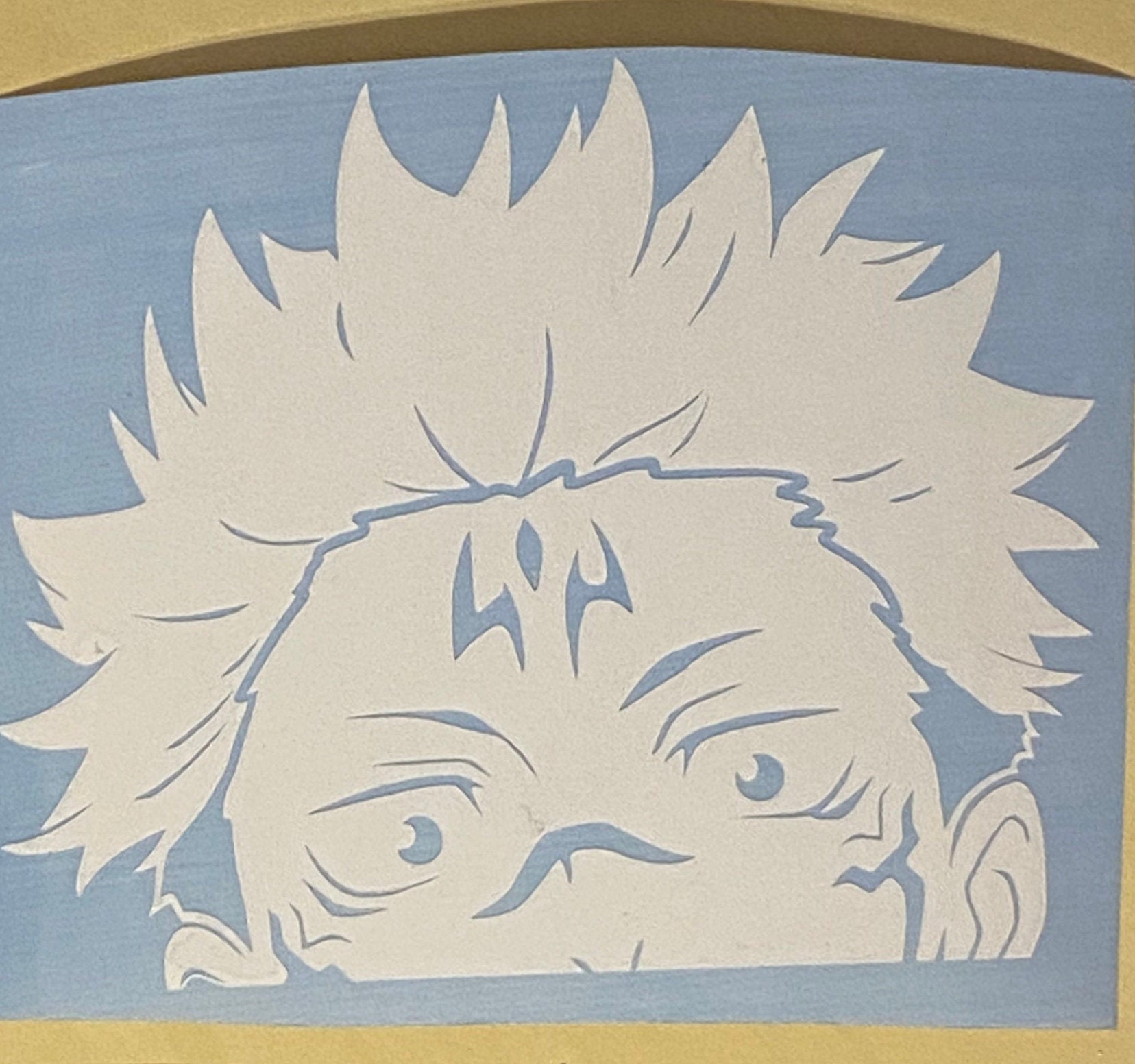 Car Decal SUKUNA Yuji Itadori Jujutsu Kaisen - Etsy