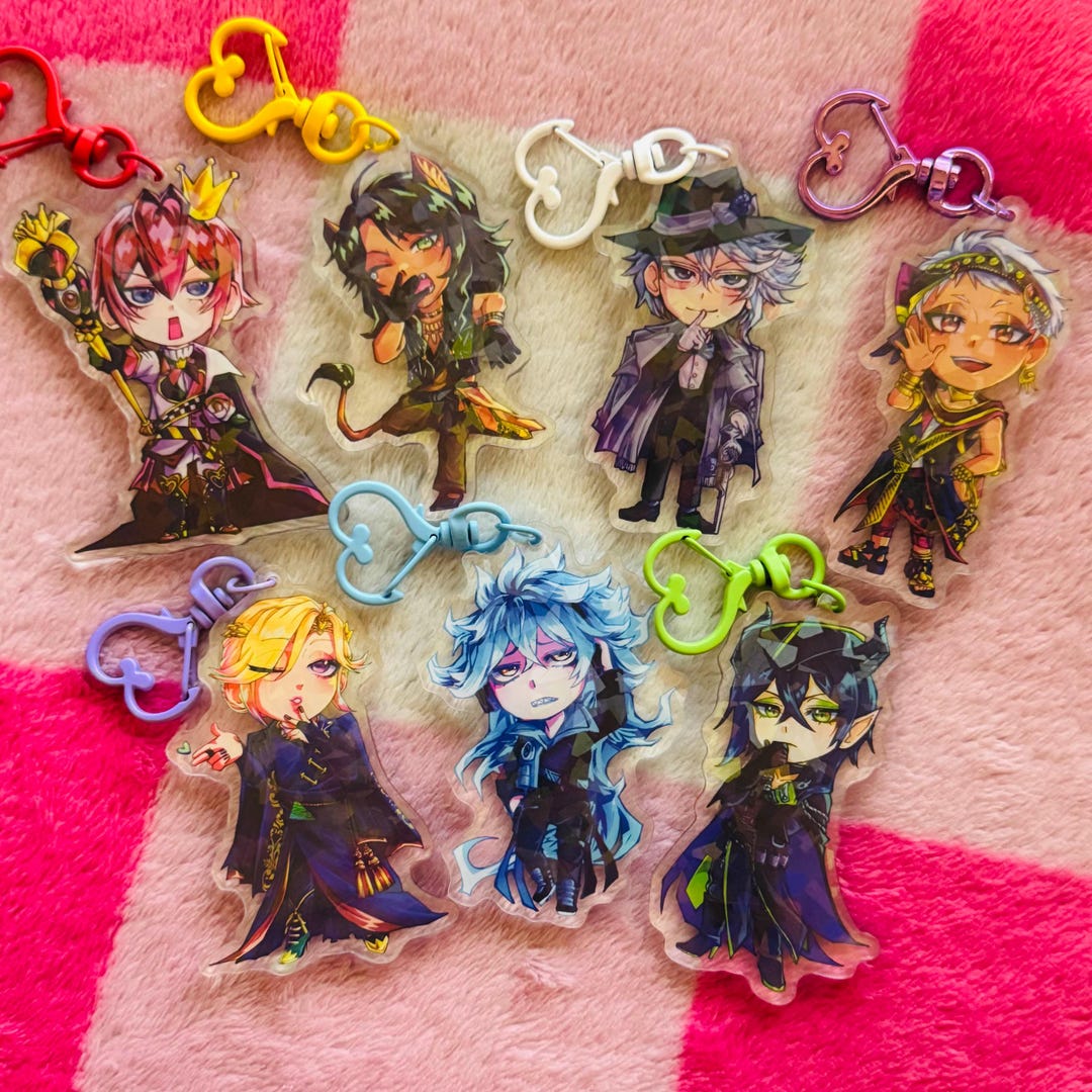TWST | House Warden Holographic Keychain - Etsy