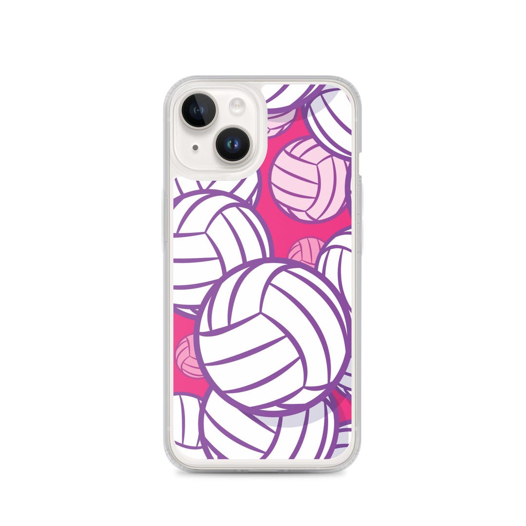 Pink Volleyball Magsafe Clear iPhone Case – Sports Phone Cover - Etsy