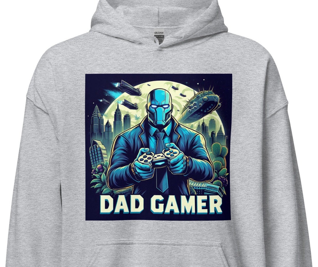 Dad Gamer V2 - Unisex Hoodie, Gaming Hoodie, Gaming Sweater, Gaming ...