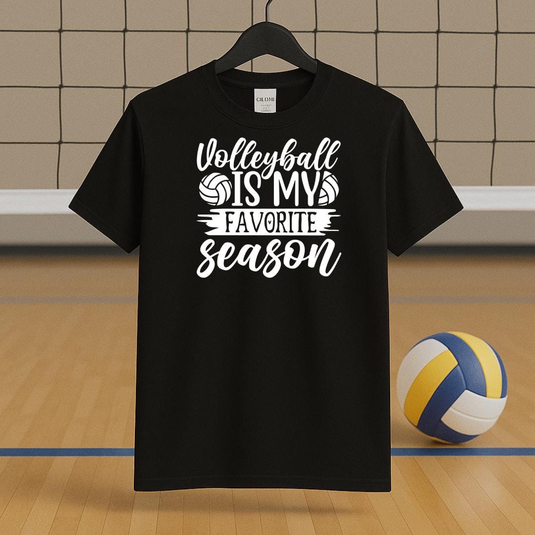 Volleyball is My Favorite Season T-shirt I Funny Volleyball Shirt for ...