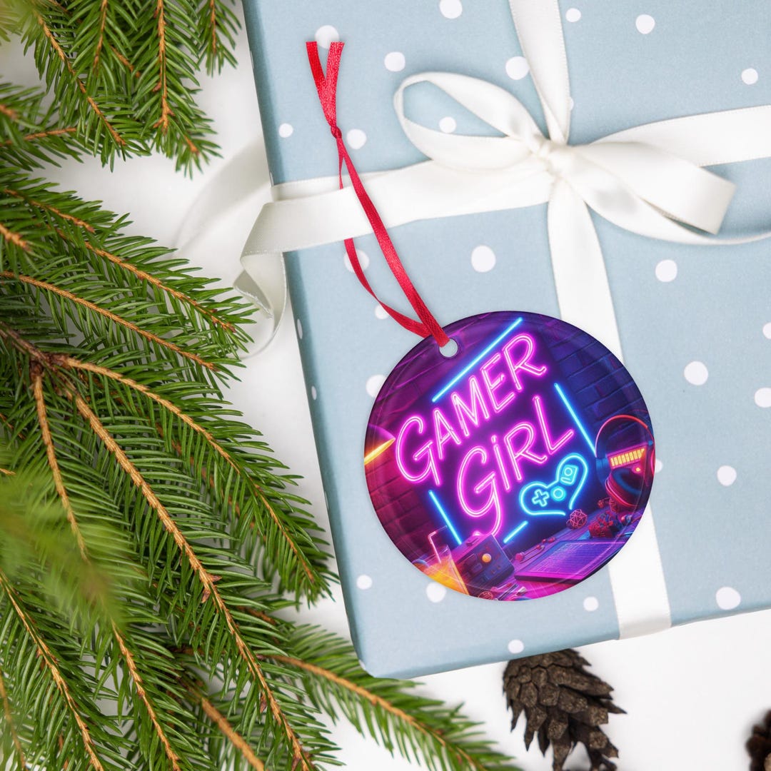 Gamer Girl Neon Sign Acrylic Ornament I Gaming-themed Gift for Gamers I ...
