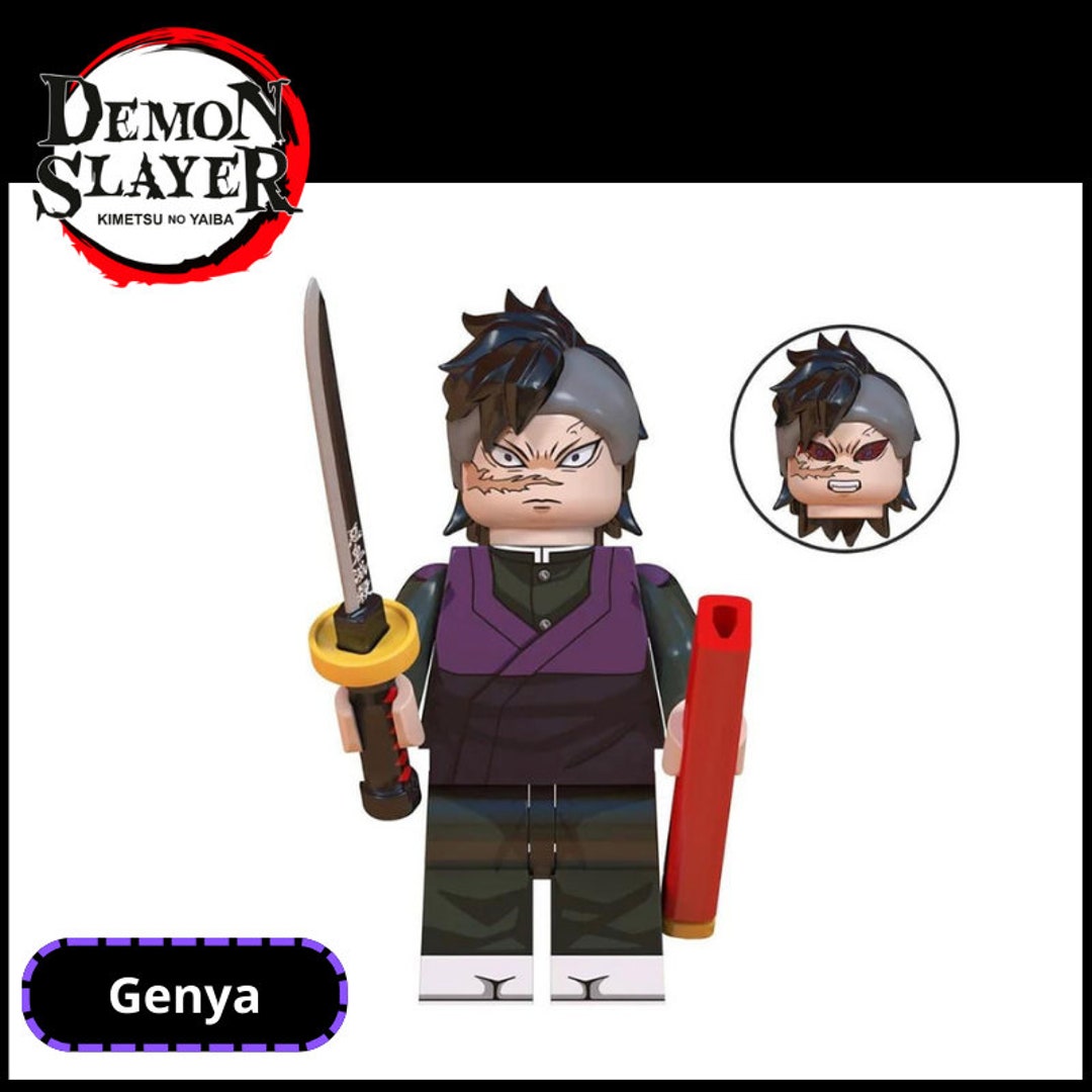 Genya Custom Art Building Block Minifigures Demon Slayer - Etsy