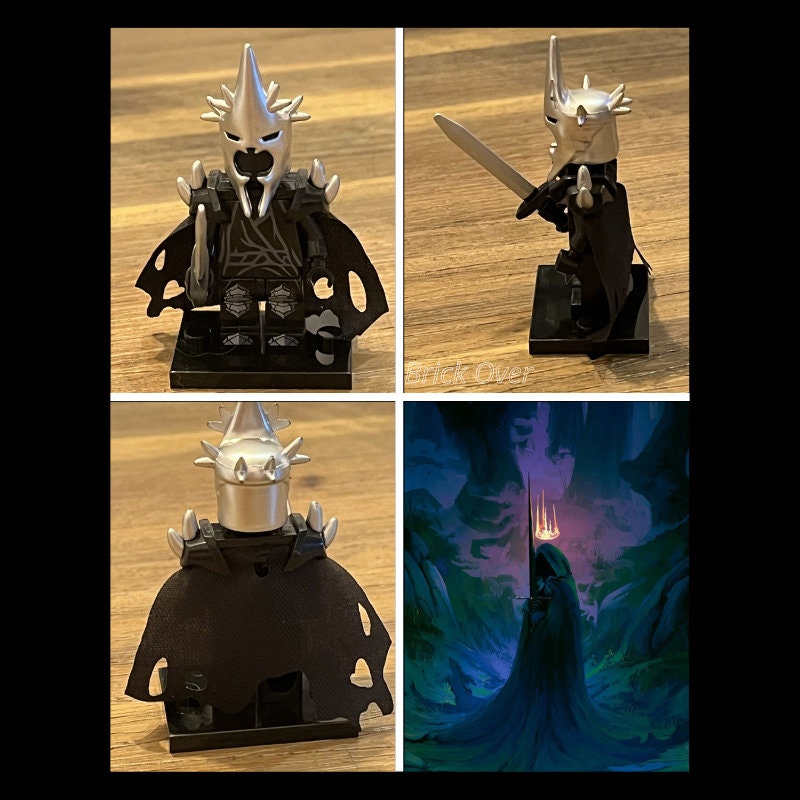 Witch-king of Angmar Custom Art Building Block Minifigures Hobbit Lord ...