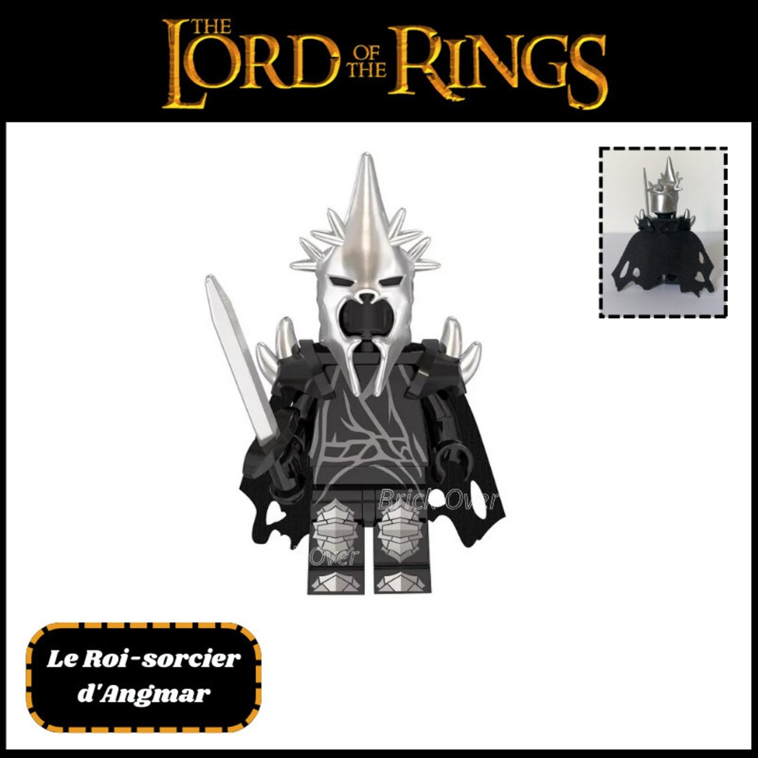 Witch-king of Angmar Custom Art Building Block Minifigures Hobbit Lord ...