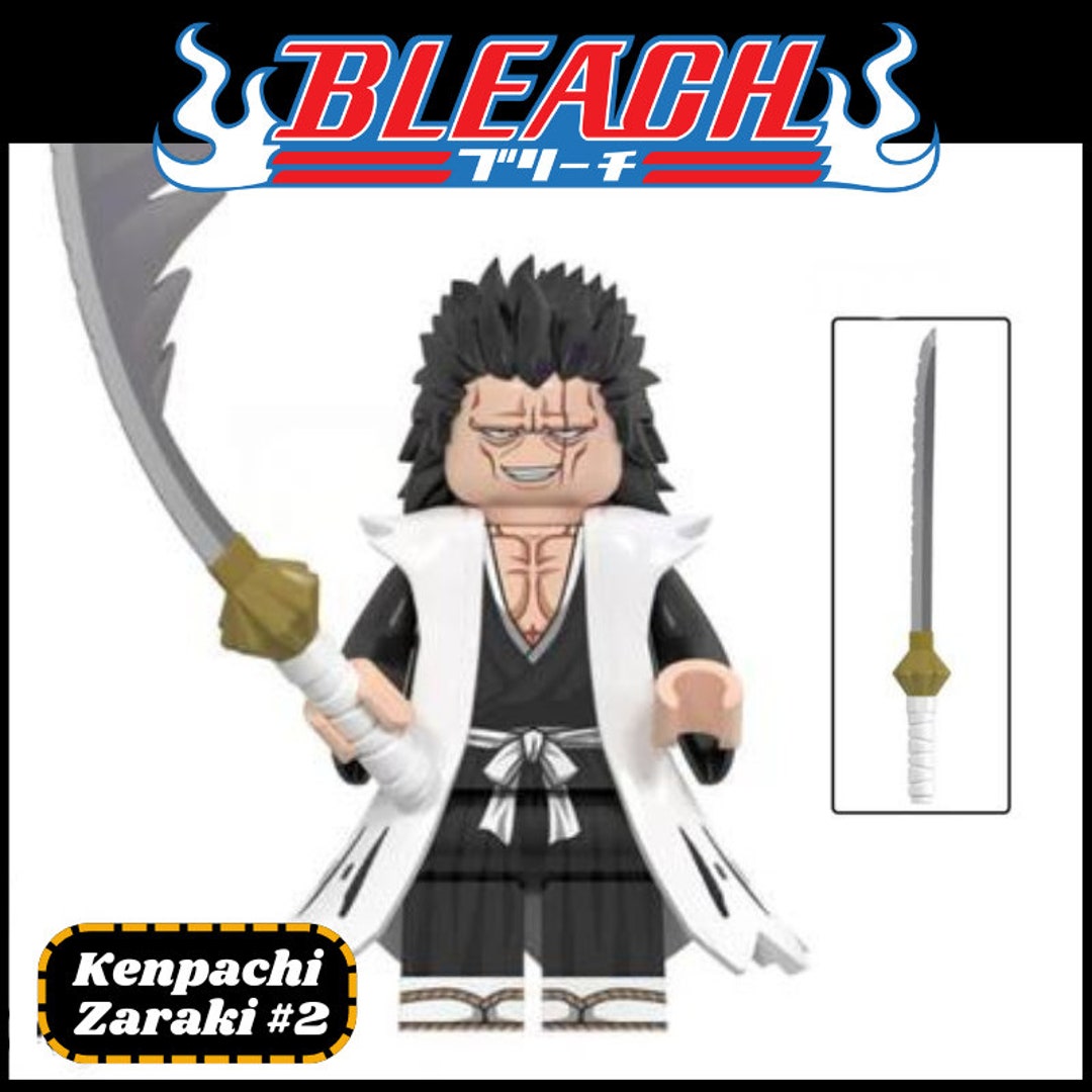 Kenpachi Zaraki 2 Custom Art Building Block Minifigures Bleach Bankai ...