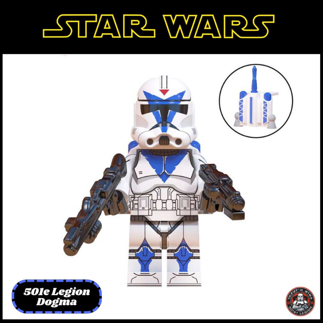 Clone Trooper Dogma Custom Art Building Block Minifigures Star Wars ...