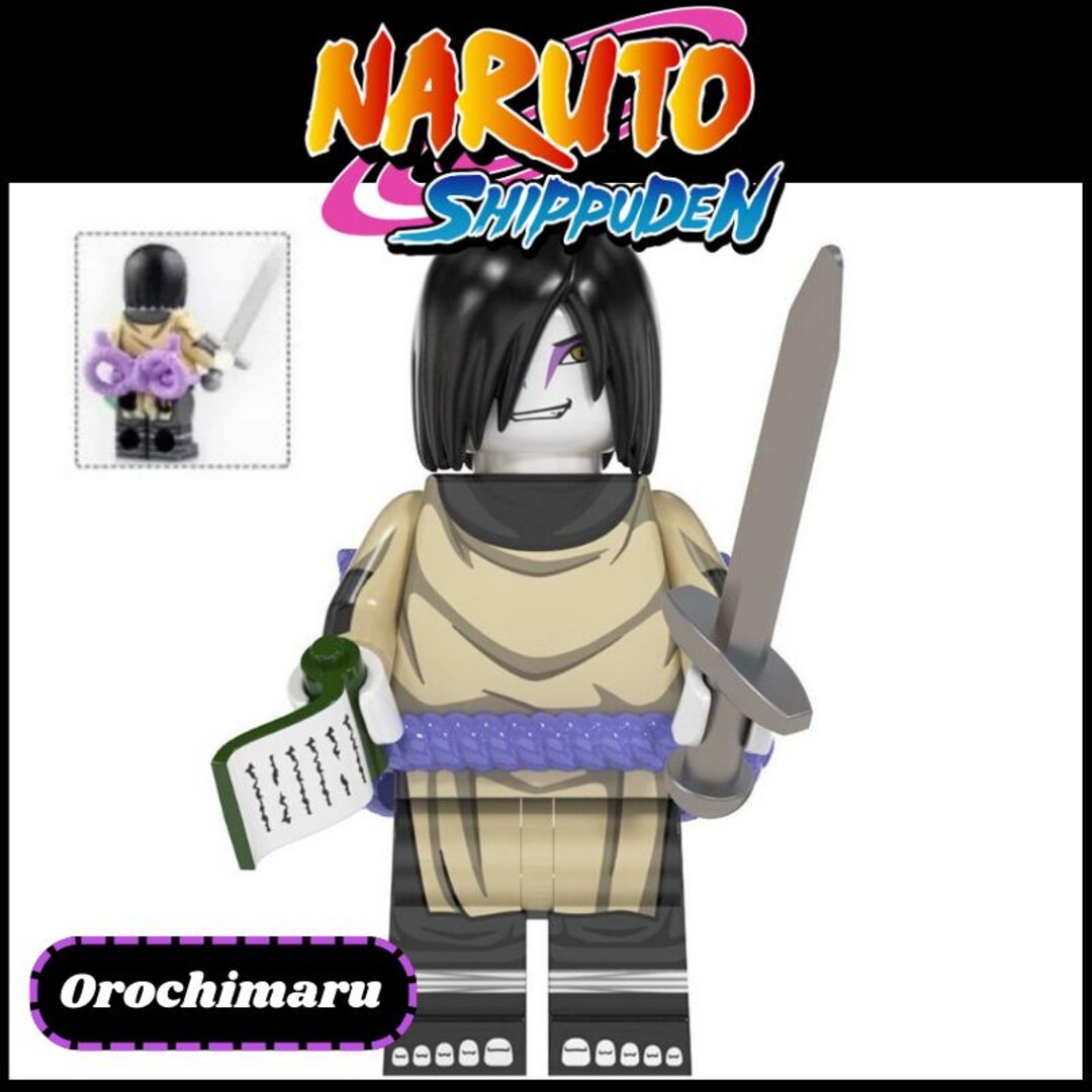 Orochimaru Custom Art Building Block Naruto Minifigures - Etsy