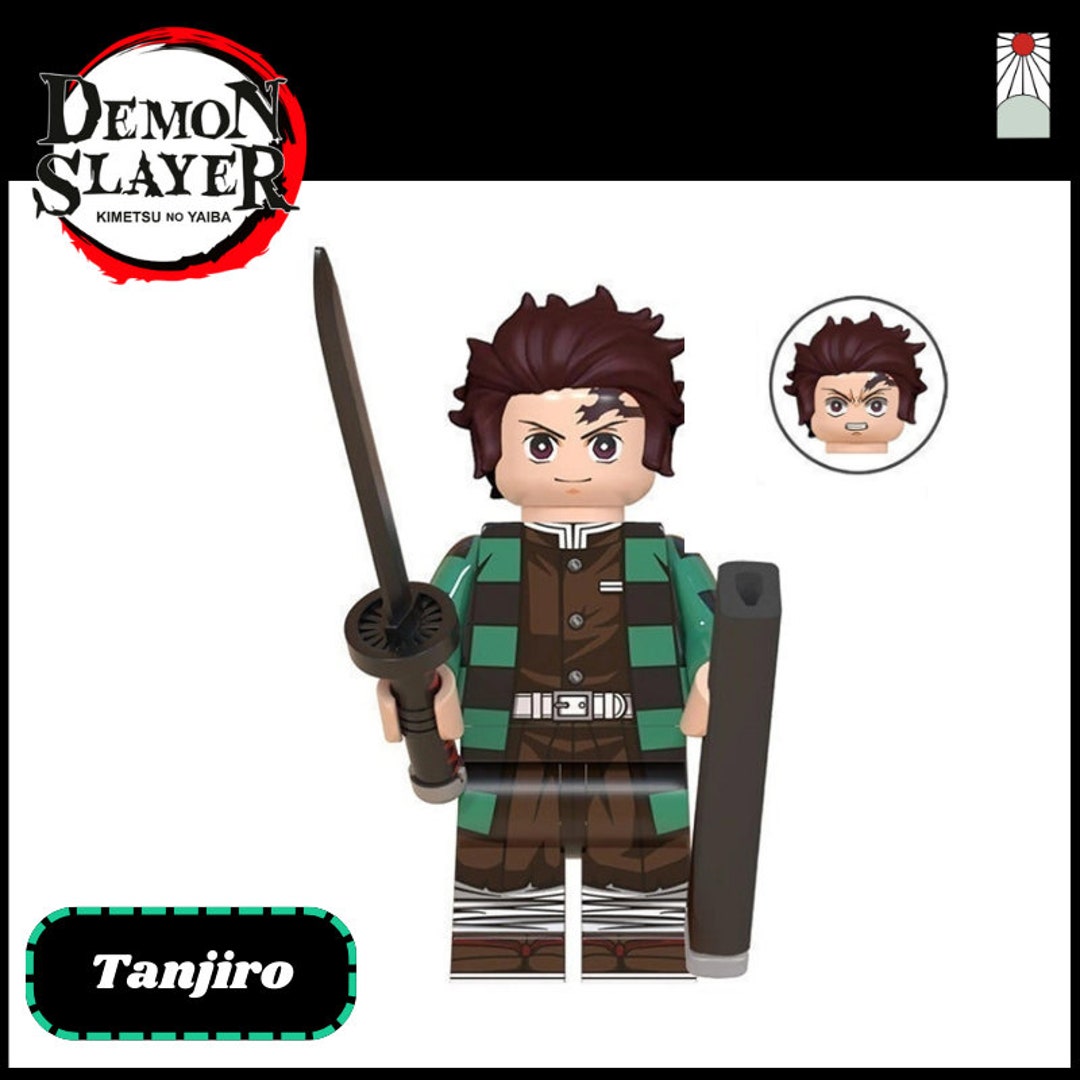 Tanjiro Custom Art Building Block Minifigures Demon Slayer - Etsy