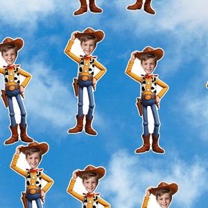 2 Custom Photo Table 200 Confetti Woody Sheriff Boy Story Party Custom ...