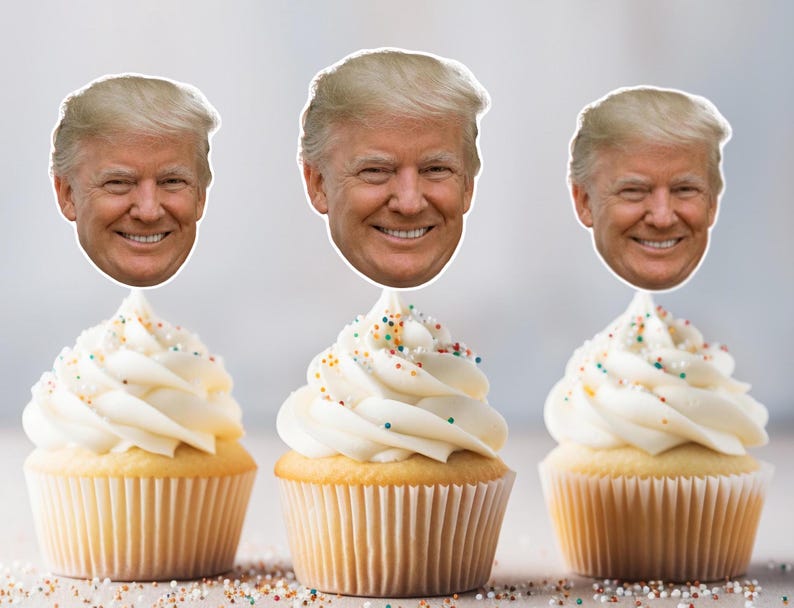 10 Toppers Donald Trump 2024 Presidential Election Cake President ...