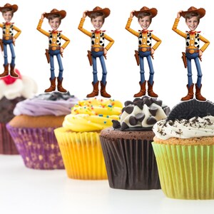 2 Custom Photo Table 200 Confetti Woody Sheriff Boy Story Party Custom ...