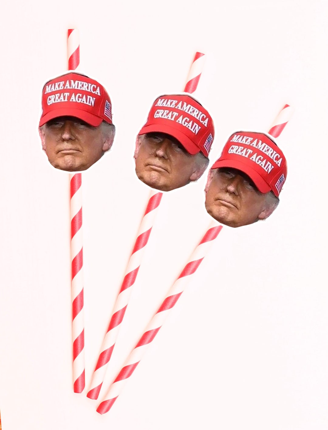 Straws Donald Trump MAGA 2025 200 DAYS Independence Day July 4th Drink ...